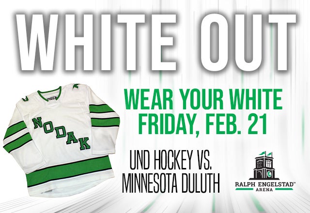 UND Hockey vs Minnesota Duluth - Whiteout | Ralph Engelstad Arena